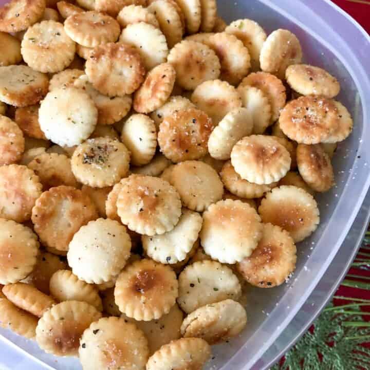 Air Fryer Seasoned Oyster Crackers Air Fryer - Recipe Diaries