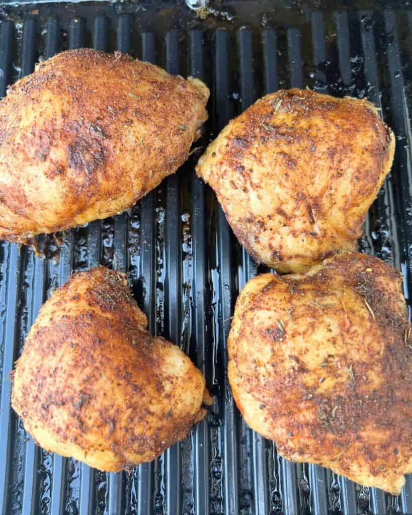 Spicy Smoked Chicken Thighs - Recipe Diaries