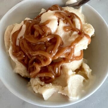 Ninja Creami Caramel Ice Cream - Recipe Diaries